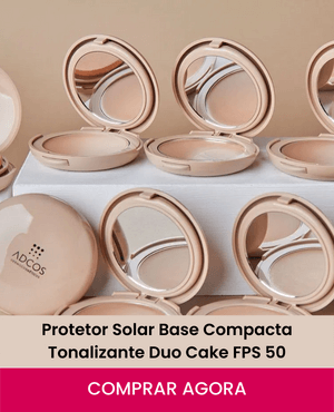 Protetor Solar Base Compacta Tonalizante Duo Cake FPS 50 (1) • Beleza ...